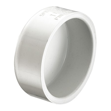 Zoro Select PVC Cap, Socket, 4 in Pipe Size P116-040 | Zoro