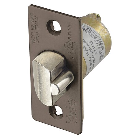 Assa Abloy Accentra Latchbolt, Dark Satin Bronze Finish MCD238 613E | Zoro