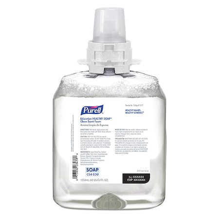 Purell 1,250 mL Foam Hand Soap Cartridge, 4 PK 5177-04 | Zoro