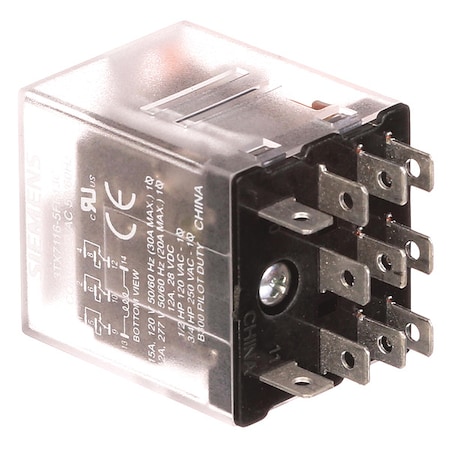 Siemens Plug In Relay, 24V DC Coil Volts, Square, 11 Pin, 3PDT 3TX7116 ...
