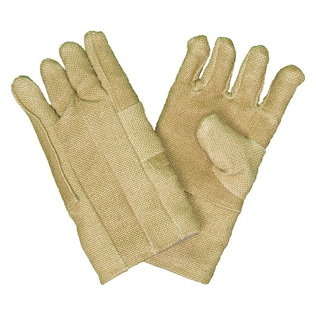 Zetex Plus Knit Gloves, Gauntlet, Beige, Universal, 1 PR 2100017 | Zoro