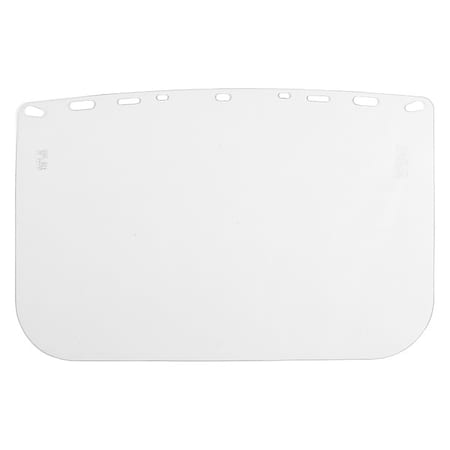 Bullard Face Shield Visor, Clear Visor, Acetate, Uncoated Lens 1040 | Zoro