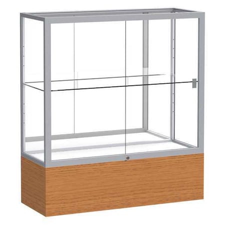 Ghent Counter Display Case 36x40x14, Mirror, Satin 2281MB-SN-MK | Zoro