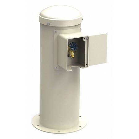 Elkay Yard Hydrant w/Locking Hose Bib, Beige LK4461YHLHBBGE | Zoro