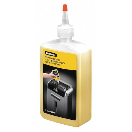 Fellowes Powershred Performance Oil, 12oz. Bottle 35250 | Zoro