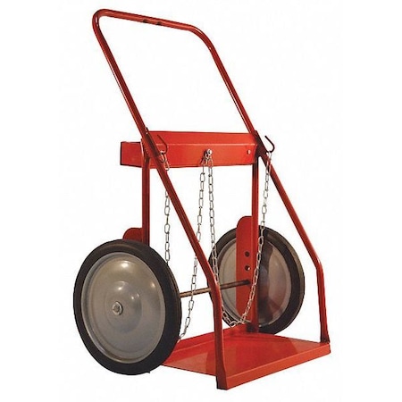 Milwaukee Hand Trucks Dual Cylinder Cart, with 16", Solid Tires DC40875 ...
