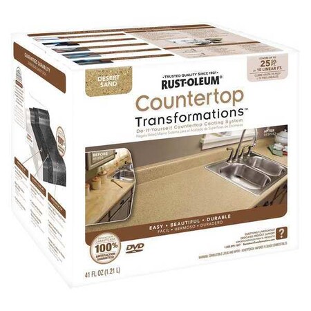 Rust-Oleum Countertop Kit, Desert Sand, 30 sq. ft. 258514 | Zoro