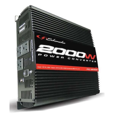 Schumacher Electric Power Converter, 2000W PC-2000 | Zoro