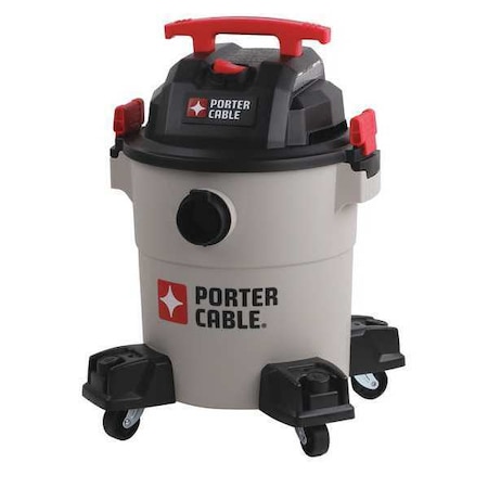 Porter-Cable Wet/Dry Vacuum, 6 gal., 3.5 HP, 1-7/8" Hose Dia., Foam 85 ...