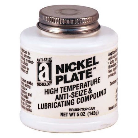 Anti-Seize Technology Nickel Plate Compound/Lubricant, 5oz. 35005 | Zoro