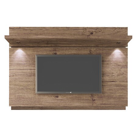 Manhattan Comfort Floating Wall TV Panel, Nature, 1.8" 81461 | Zoro