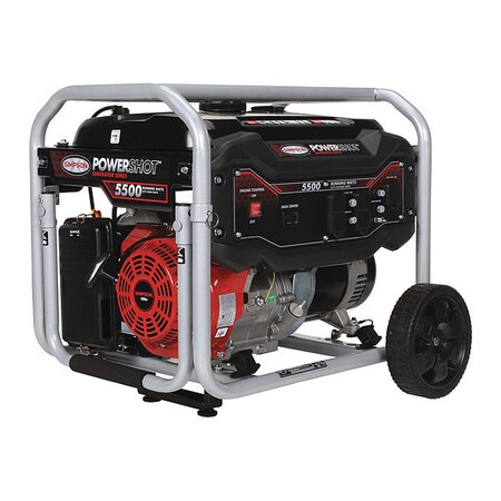 Simpson Portable Generator, Gasoline, 5,500 W Rated, 6,800 W Surge ...