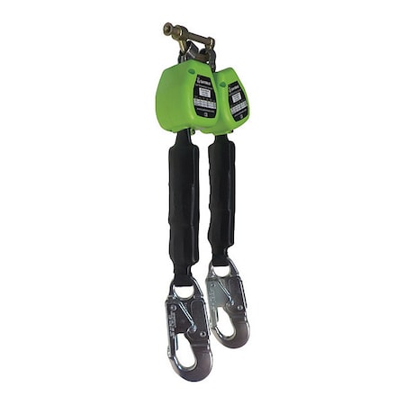 Safewaze SRL, Dual Leg, 6 ft., Aluminum Snap Hooks FS-EX10065-W-BWB | Zoro