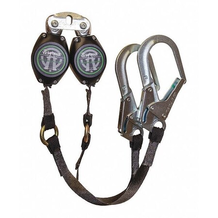 Safewaze SRL, Dual Leg w/Locking Rebar Hooks, 9 ft. FS-FSP1409-W-DL-RBH ...