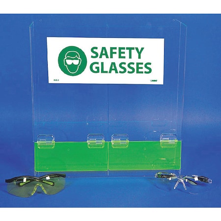 Nmc Double Safety Glasses Dispenser, ASG-3 ASG-3 | Zoro