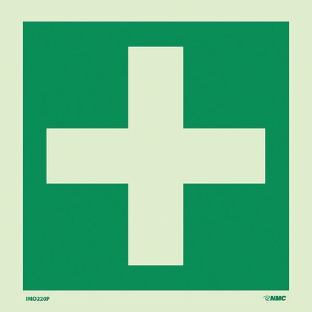 Nmc Imo Medical Locker / First Aid Sign, IMO220P IMO220P | Zoro