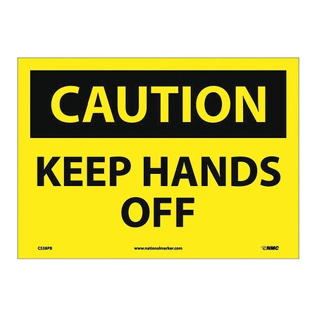 Nmc Keep Hands Off Sign C538PB | Zoro
