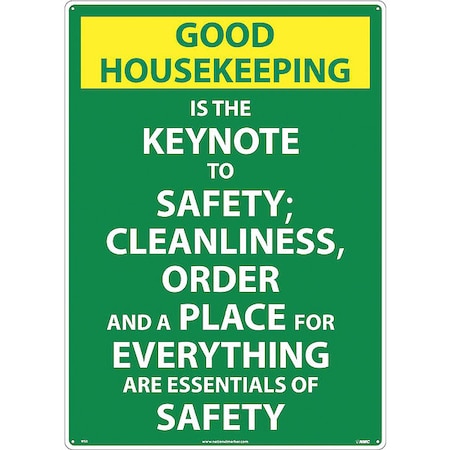 Nmc Good Housekeeping Principles Sign, WS3 WS3 | Zoro
