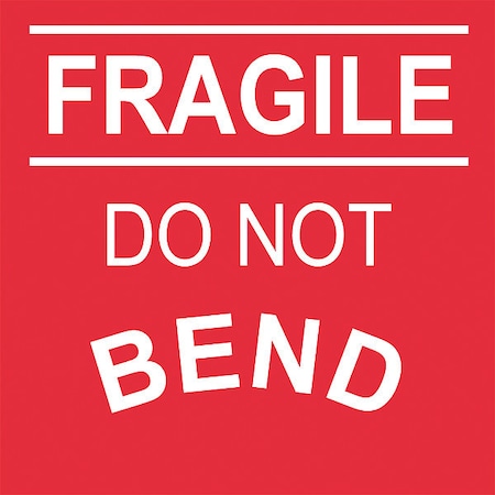 Nmc Fragile Do Not Bend Label LR29AL | Zoro