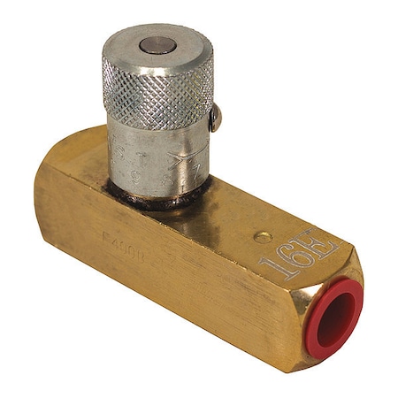 Buyers F400B Flow Control Valve,Brass,1/4" NPT | Zoro.com