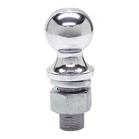 Buyers Products 2-5/16 Inch Chrome Hitch Ball With 1 Inch Shank ...