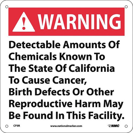 Nmc Warning Detectable Amounts Of Chemicals California Proposition 65 ...