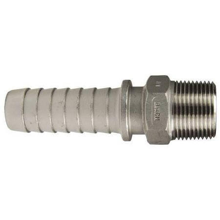 Dixon BoSS, Male Stem, SS, 1"NPT x 1" RMS11 | Zoro