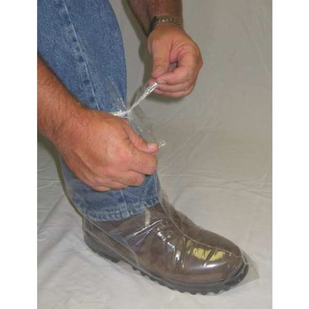 Agri Pro Enterprises Disposable Boot Covers, XL, Polyethylene, Tie ...