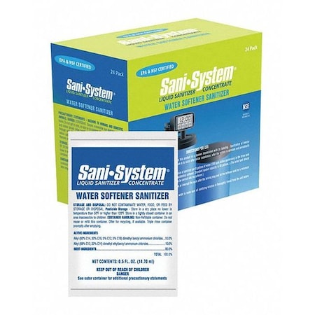 Pro Chemicals Water Softener Sanitizer,Sani System (SS24WS) | Zoro