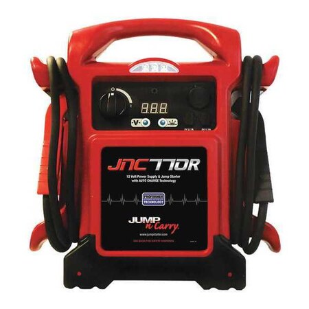 Solar Jump Starter, 1700 Peak Amp, 12V JNC770R | Zoro