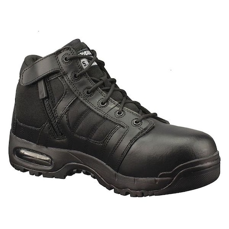 The Original Swat Footwear Co Safety Shoe, Size 12, Black, Toe Side Zip ...
