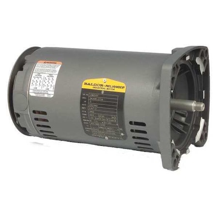 Baldor-Reliance 3-Phase AC Induction Motor, 1 1/2 HP, 56YZ Frame, 230V ...