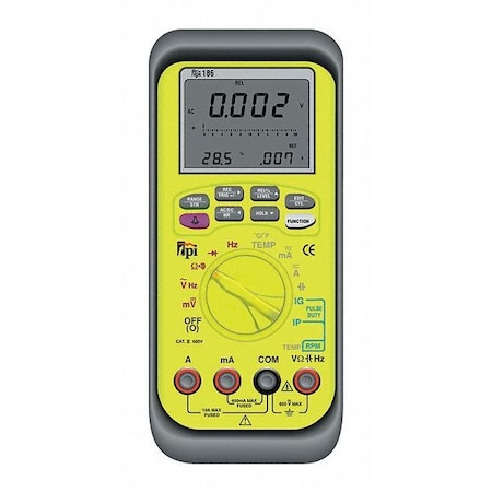TEST PRODUCTS INTL. DMM Automotive Meter,w/True RMS (186AI) | Zoro