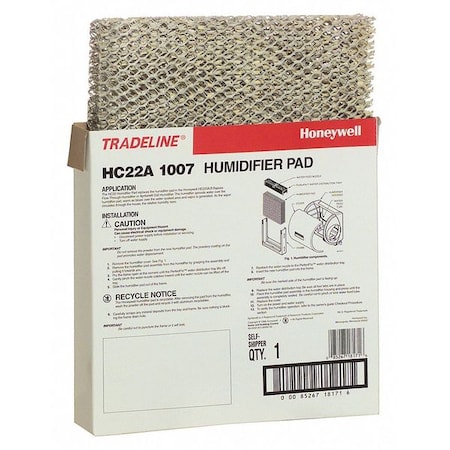 Honeywell Home Humidifier Pad for HE220A/HE240A HC22A1015/U | Zoro