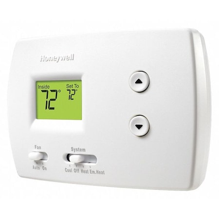 Honeywell Thermostat, Digital, Heat/Cool Heat Pump RTH3100C1002 | Zoro