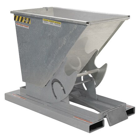 Vestil Heavy Duty Self-Dump Hopper .25 Cubic Yard 6000 lb Galvanize D ...