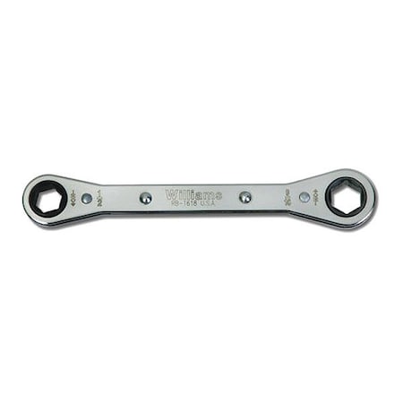 Williams Williams Ratchet Box Wrench, 6 pt., 1/2 x 9/6" RB-1618 | Zoro