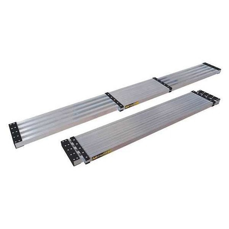 Metaltech Aluminum Extendable Platform, 10 to 17 ft M-PEP7200AL | Zoro