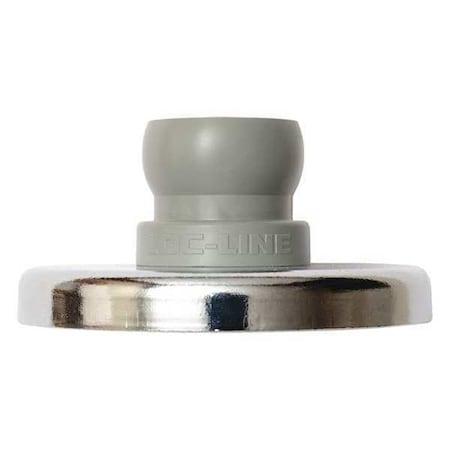 Loc-Line Magnetic Base, Gray, 3/4" 60532-G | Zoro