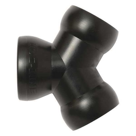 Loc-Line Y Fitting, Black, 3/4", PK20 69551-BLK | Zoro