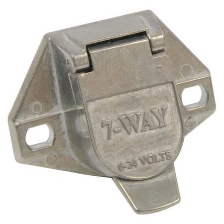 Roadpro Trailer Electrical Socket, 7-Pole RP-2344F | Zoro