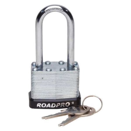Roadpro Laminated Steel Padlock, w/Bumper, 40mm RPLS-40L | Zoro