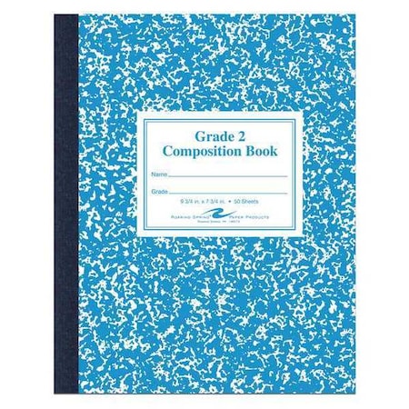 Roaring Spring Case of Blue Marble Comp Notebooks, Grade 2 Ruled, 50 ...