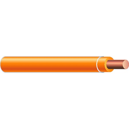 Southwire THHN; THWN Building Wire, Copper, 12 AWG, 1C, Orange, Solid ...