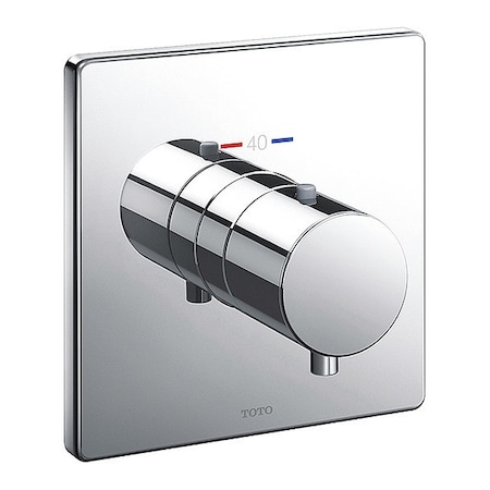 Toto Square, Thermostatic, Mixing Valve Sh TBV02401U#CP | Zoro