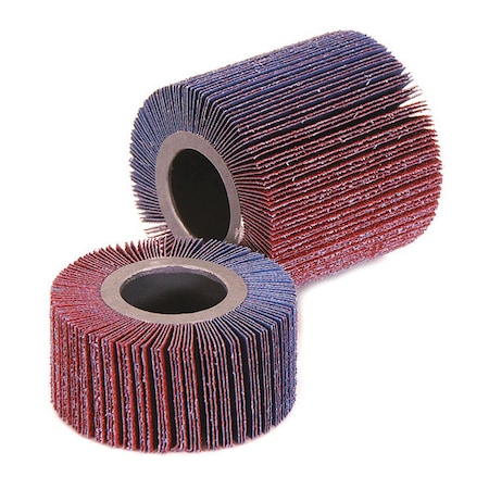 Cs Unitec Flap Wheel, 80 Grit, 4in dia, 4-1/8in W 47213 | Zoro