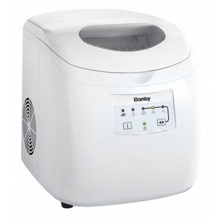 Danby Ice Maker, Stores 2 lb. of Ice DIM2500WDB | Zoro