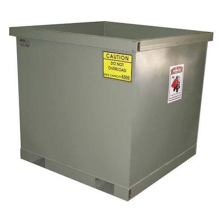 Hippo Hopper Monkey Box Hopper, 2-1/2 yd., 6500 lb. MB-44-4WP | Zoro