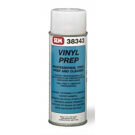 Sem Vinyl Prep Aerosol Spray, 14 oz. Can 38343 | Zoro
