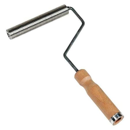 Midwest Rake Paint Roller Frame, Ribbed, Wood Handle, 6" Rollers 48316 ...